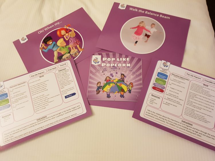 Childrens music to inspire movement and support physical development